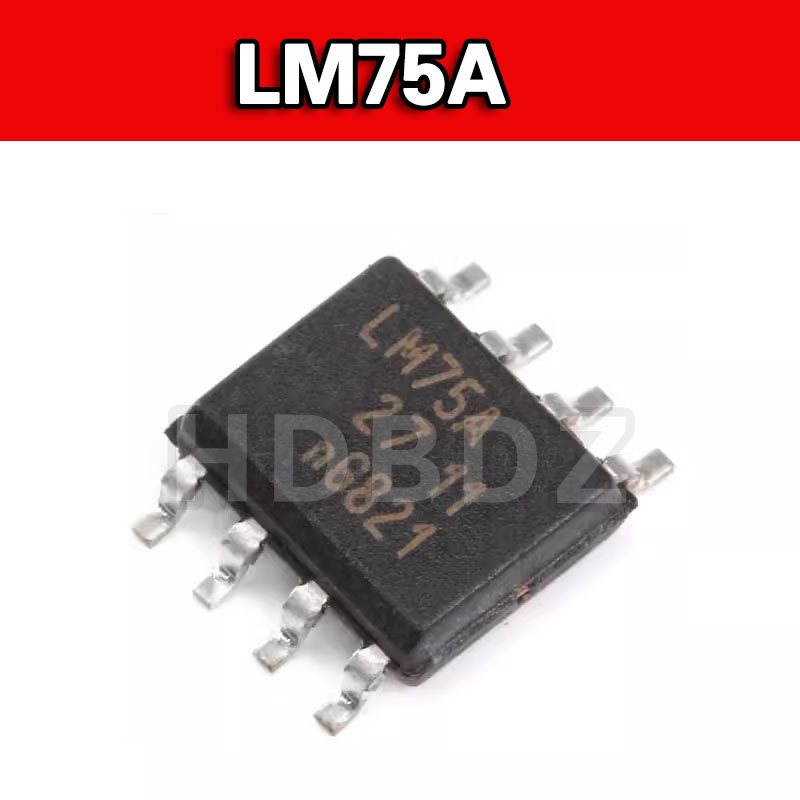 2~5pcs LM75A SOP8 ชิปเซ็นเซอร์อุณหภูมิ IC SMD | Shopee Thailand