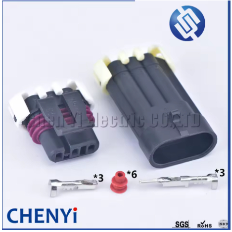 3 ขา 1.5 ชายหญิง ปลั๊กขั้วต่อสายไฟกันน้ําอัตโนมัติ ขั้วต่อเซ็นเซอร์ ...