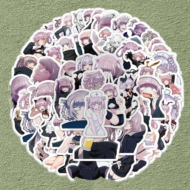 60ชิ้น ‌อะนิเมะ Nanasusa Nazuna สติกเกอร์ CALL OF THE NIGHT Series PVC ...