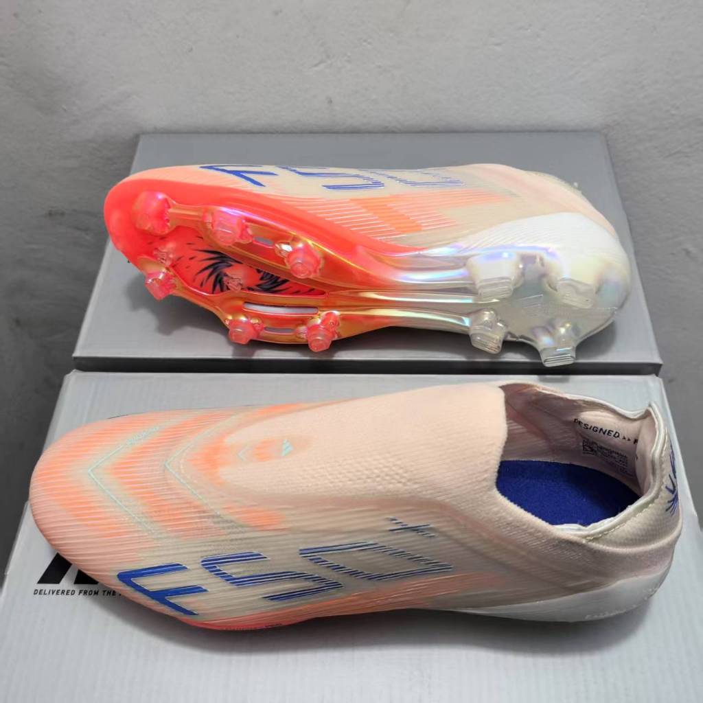 F50 Pro F50+.1 Messi 2025 New Elite FG ถักรองเท้าฟุตบอลกันลื่นกลางแจ้ง ...