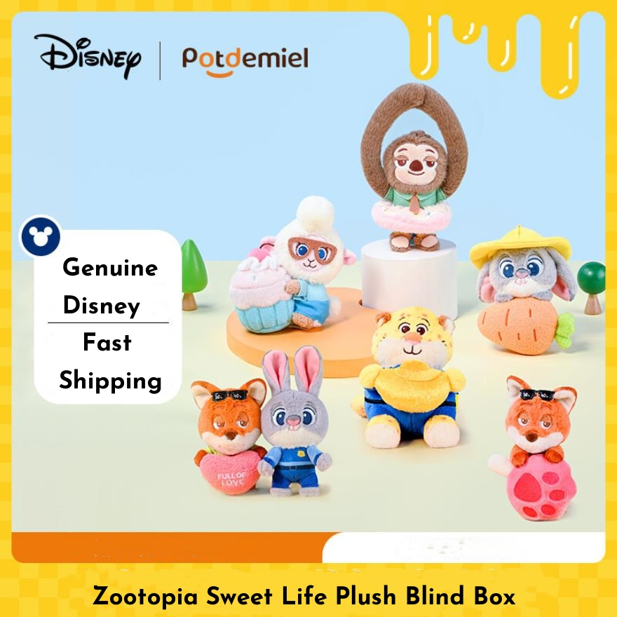 Potdemiel Disney Zootopia Sweet Life Blind Box Toy Collection Plush ...
