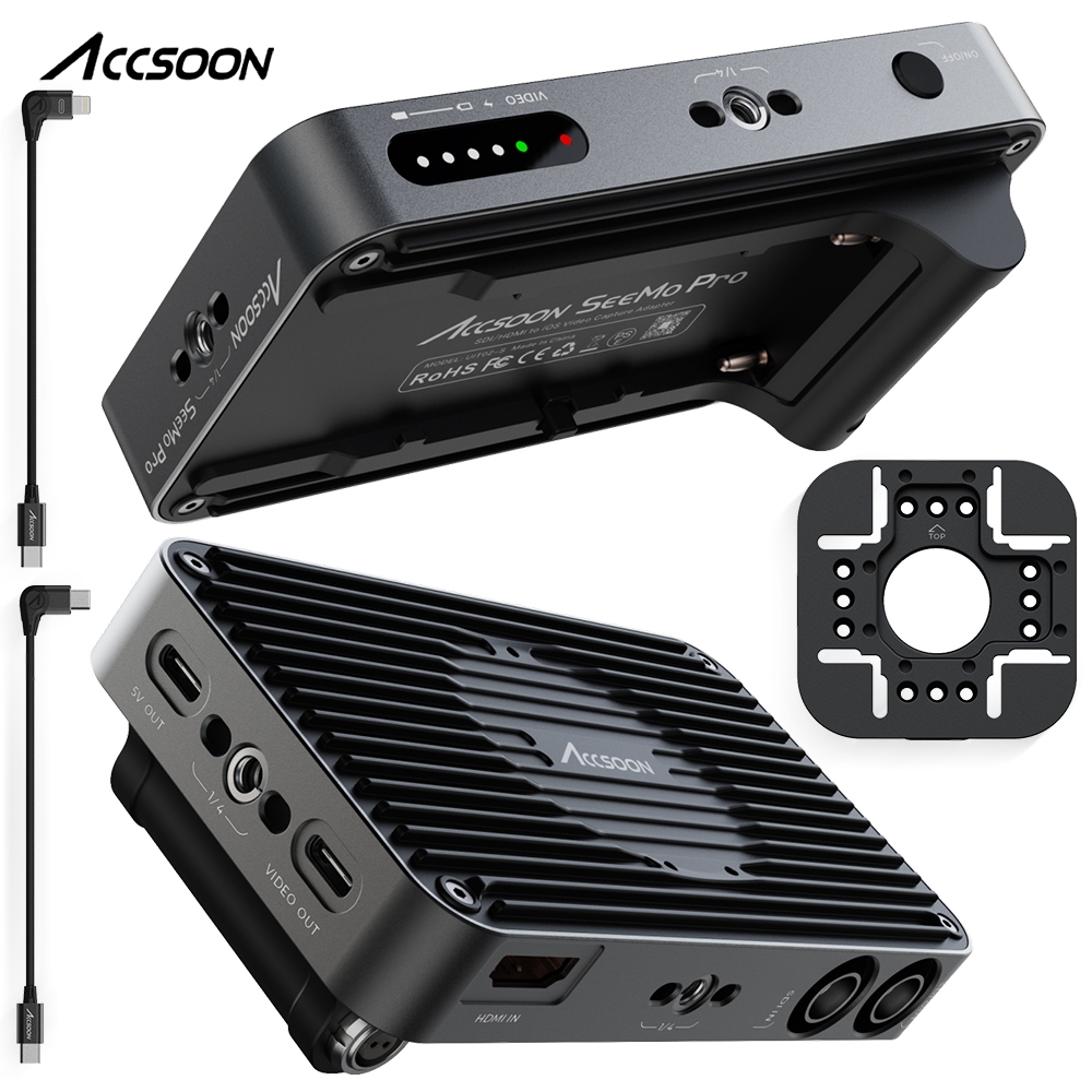 Accsoon Seemo Pro เครื่องส่งสัญญาณไร้สาย SDI HDMI-compatibe USB-C ถึง ...