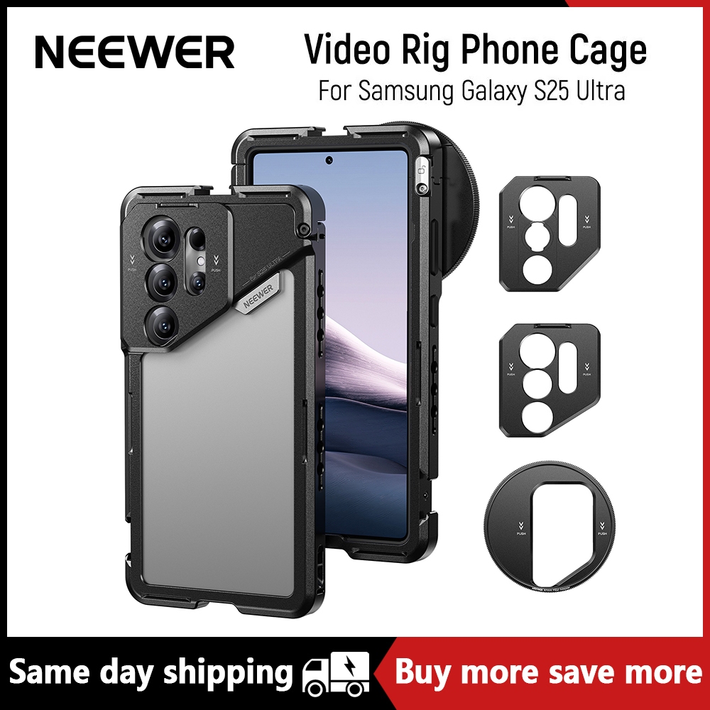Neewer S25 Ultra Phone Cage, Mobile Video Rig Phone Stabilizer พร้อมอะ ...