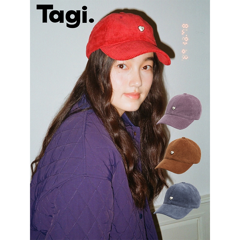 Tagi. Put-Put Love Corduroy Baseball Cap หมวกแก๊ป | Shopee Thailand