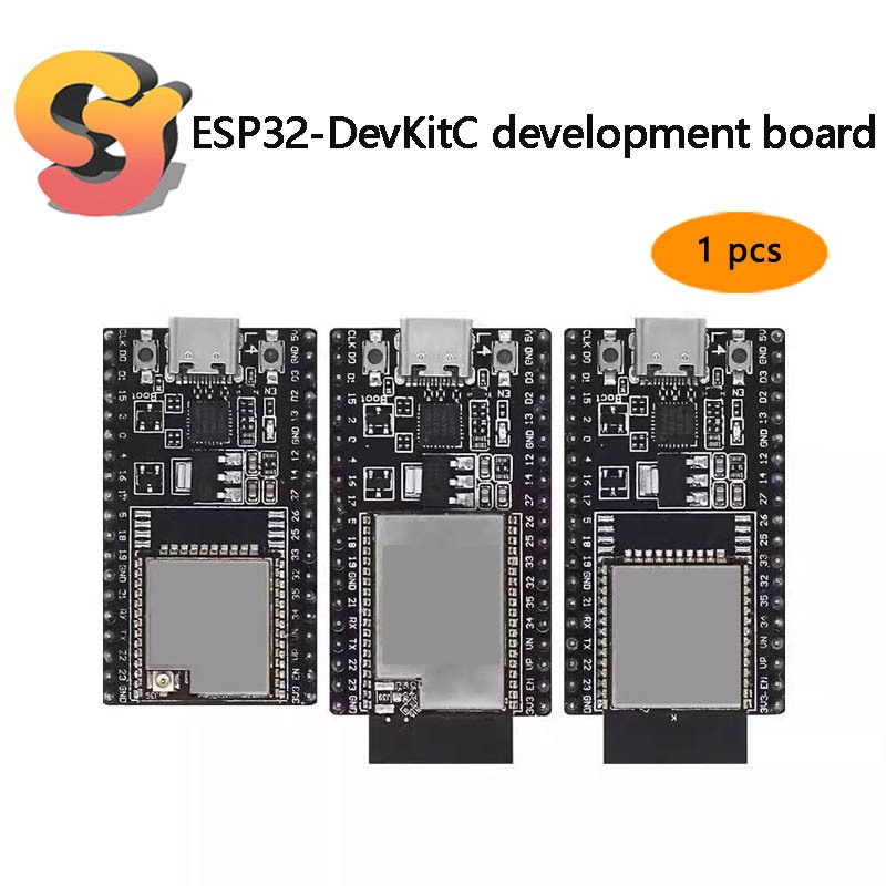 [สต๊อกพร้อม] บอร์ดพัฒนา ESP32-DevKitC 1 ชิ้นพร้อมอินเทอร์เฟซ WROOM-32D/32U WROVER โมดูล TYPE-C ...
