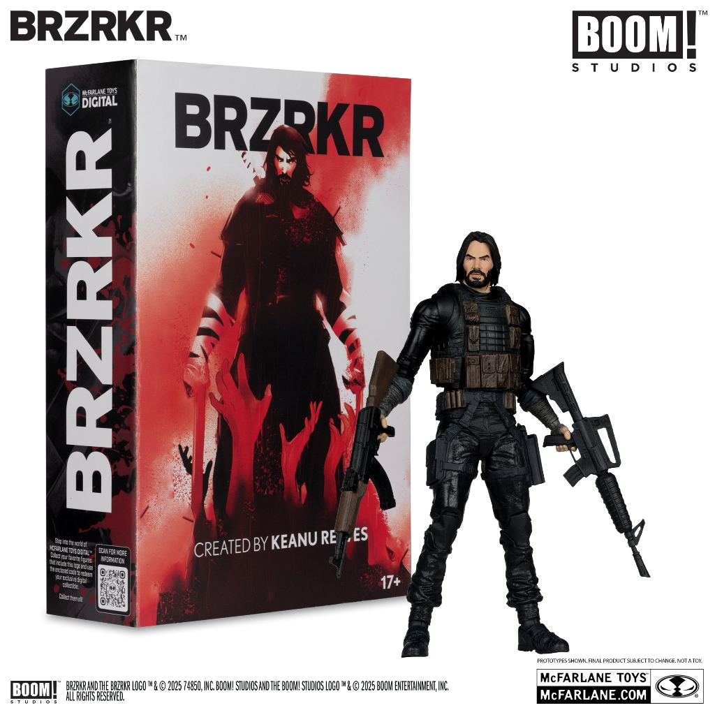 Mcfarlane Toys BRZRKR B 7 นิ้ว Animated Action Figure Collector Series ...