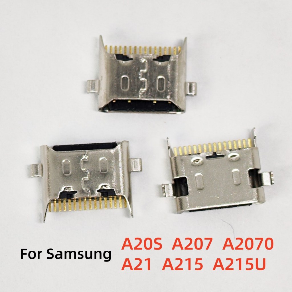 5-20 ชิ้น Type-C + USB ชาร์จพอร์ตแจ็คซ็อกเก็ตสําหรับ Samsung A20S A207 ...