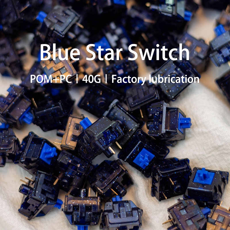 90 ชิ้น Blue Star Switch 3 PIN Mechanical Switches สําหรับคีย์บอร์ดเกม ...