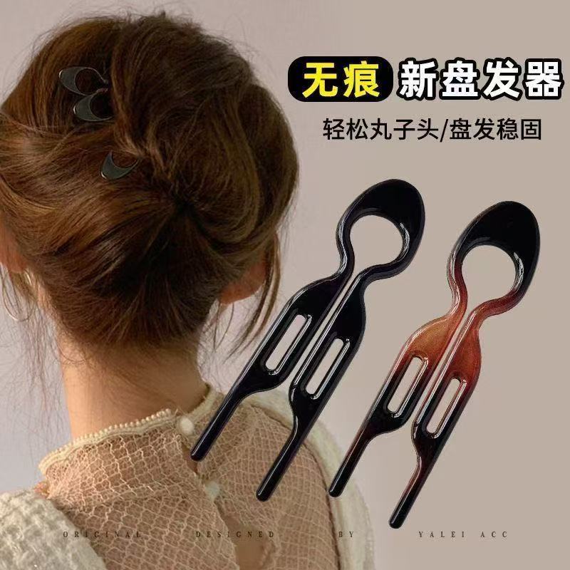 5 ชิ้น U-Shaped Fish Hairpin ทรงผมติดทนนานคลิปผม Hairstyling เครื่องมือ ...