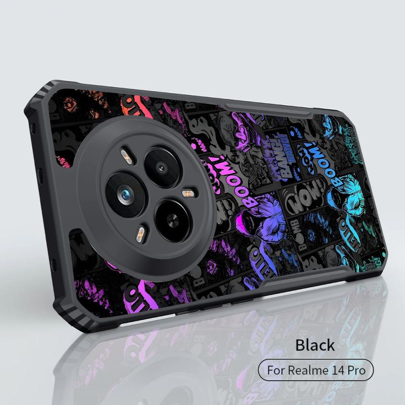หล่อ Cool Graffiti มังงะ Boom เคสโทรศัพท์ Realme 14 13 12 Pro Plus + 14X 12X 11X 11 4G 5G ปลอก ...