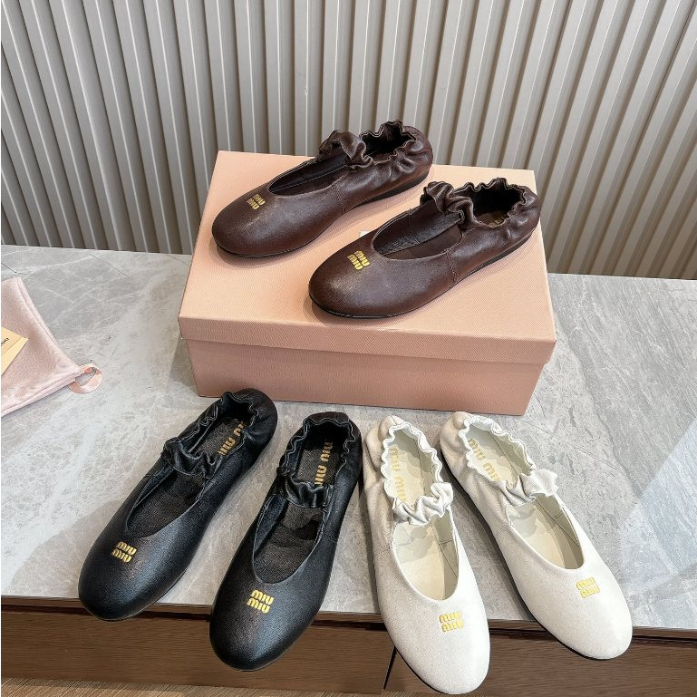 Miu.mui Spring/Summer New Mary Jane Ballet Shoes Flat Single Shoes ...