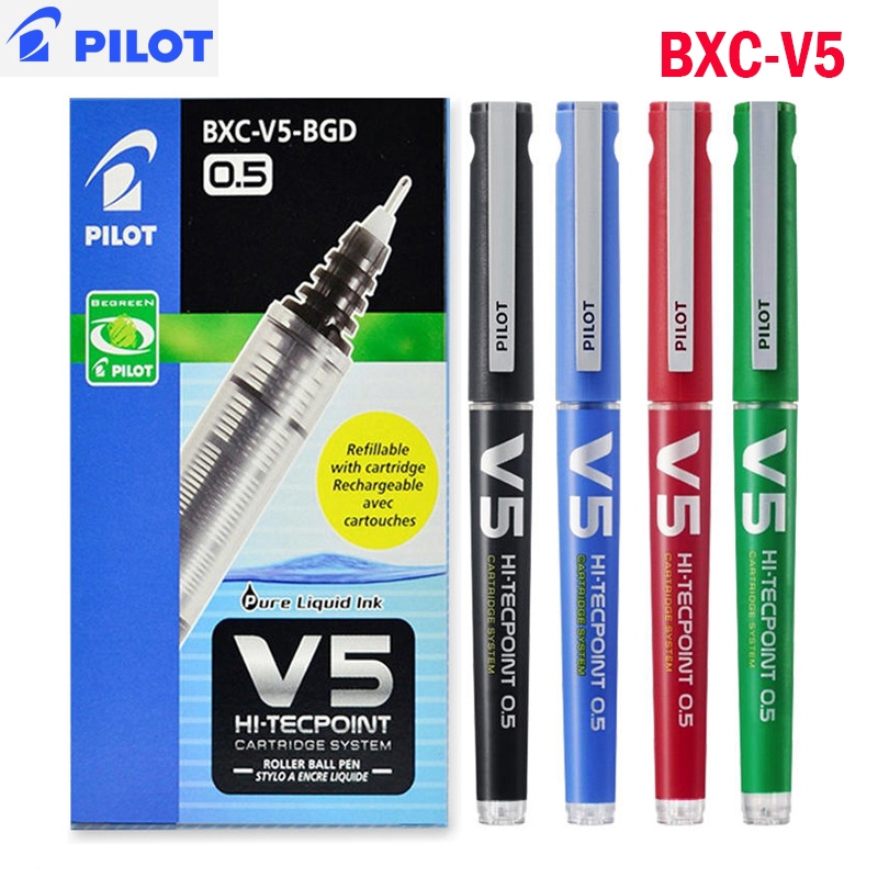 Japan PILOT BXC-V5 เครื่องเขียนนักเรียน 0.5 มม.รุ่นอัพเกรดเปลี่ยนหมึก ...