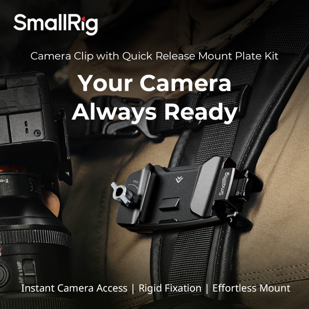 Smallrig Camera Clip with Quick Release Mount Plate Kit 5053 | Shopee Thailand