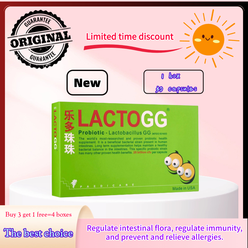 ซื้อ 3 แถม 1 ฟรี LCTOGG Probiotics LACTOBACILLUS GG [ 30S ] วันที่ใหม่ ...