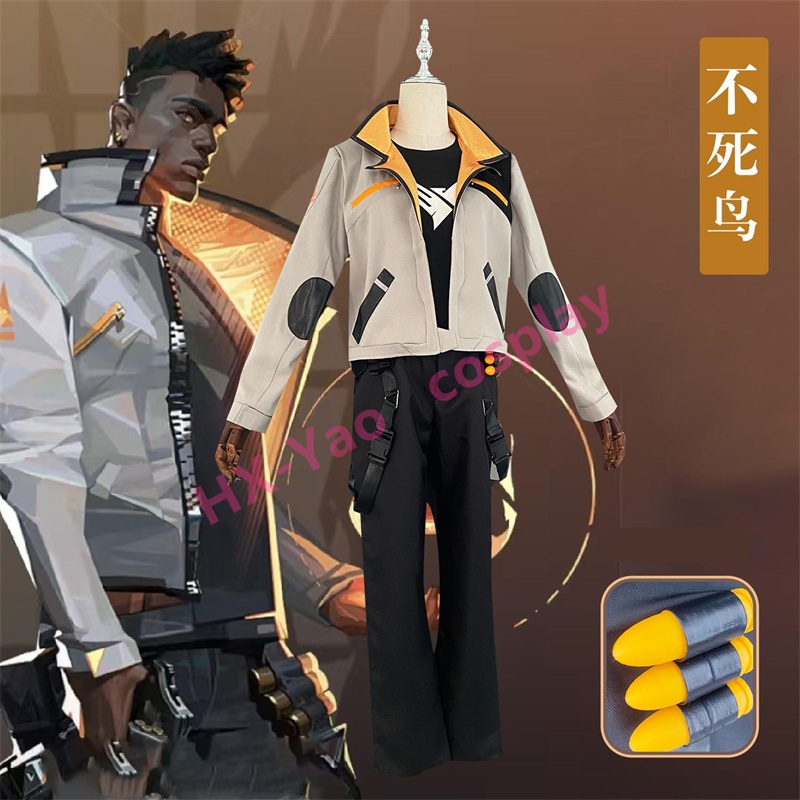【HX-YAO】Valorant Phoenix cosplay Anime Costumes the secular bird ...