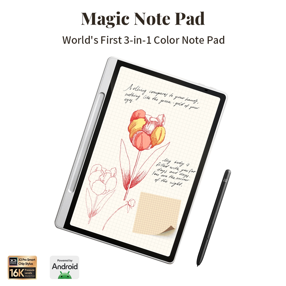 XPPen Magic Note Pad 11 นิ้ว World-first 3-in-1 Color Note Pad 128GB E ...