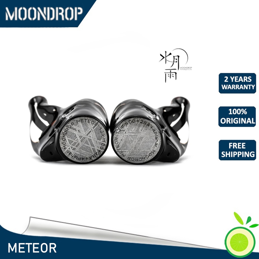 MOONDROP METEOR 1DD + 2BA + 4PLANAR IEMS หูฟังอินเอียร์แบบมีสาย Multi ...