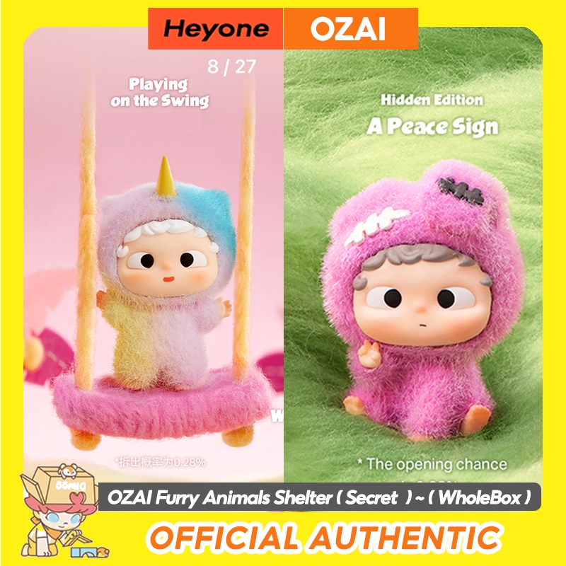 Heyone Ozai（Secret ） Furry Animals Shelter Series Furry Mini Beans ...