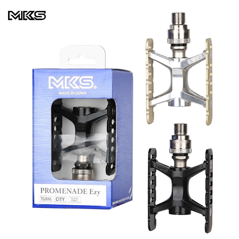MKS Promenade Ezy Quick Release Pedal สําหรับจักรยานพับ Brompton คันเหยียบอลูมิเนียมอัลลอยด์ ...