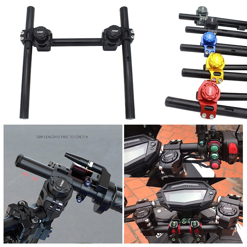 SEMSPEED รถจักรยานยนต์ CNC 22 มม./28 มม.Handlebar Handle Bar ส้อมหลอด ...