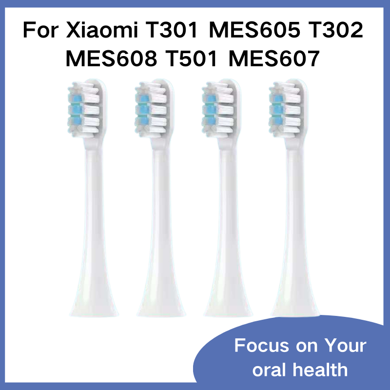 สำหรับ For MIJIA T301 MES605 T302 MES608 T501 MES607 เปลี่ยนหัวแปรงสีฟันไฟฟ้า ขาว | Shopee Thailand