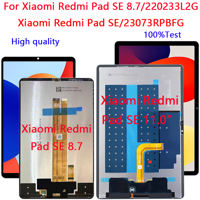 สําหรับ Xiaomi Redmi Pad SE 8.7 220233L2G จอแสดงผล LCD Touch Screen ...