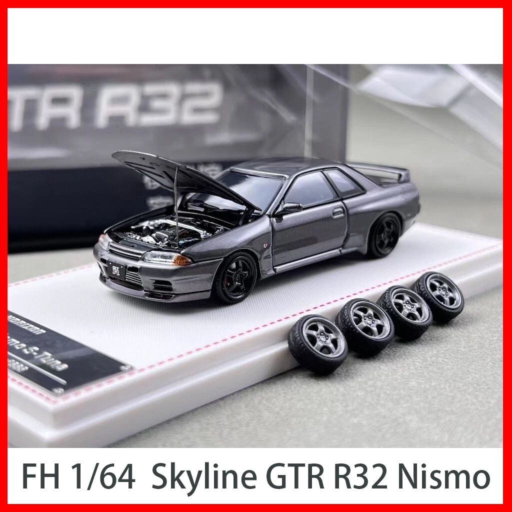 FH 1 64 สีเทา Skyline GTR R32 Nismo S-Tune กีฬารุ่น Diecast รวบรวมรถ ...
