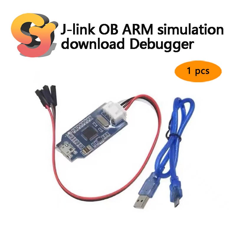 [คลังสินค้าพร้อม] 1 ชิ้นใช้งานร่วมกับ J-link OB ARM จําลองดาวน์โหลดเครื่องทดสอบ SWD โปรแกรมเมอร์ ...