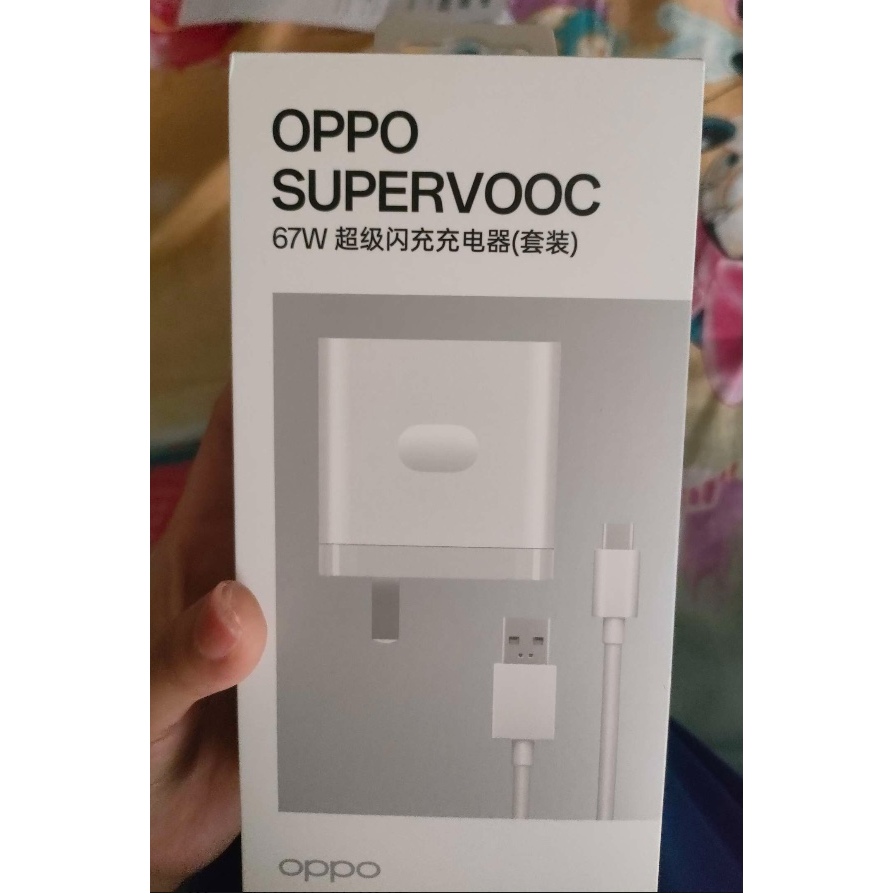 Original OPPO Supervooc 67W Super Flash Charger ชุดสายเคเบิล USB-A ถึง ...