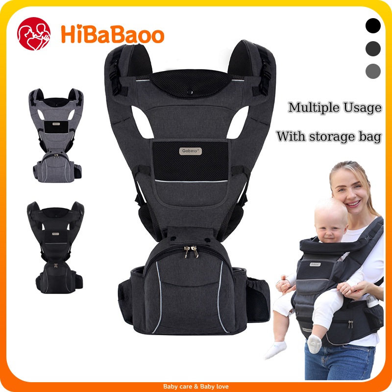 HiBaBaoo Ergonomic เด็กเอวสตูล Multi-Functional Labor-Save ทารกแรกเกิด ...