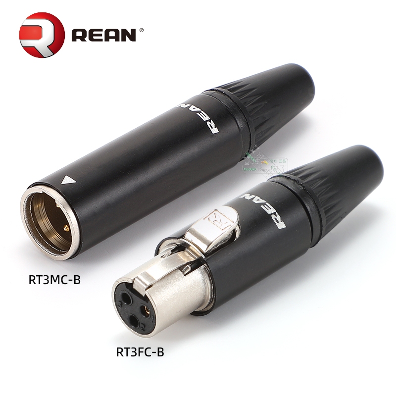 NEUTRIKs REAN Tiny XLR สายเชื่อมต่อชายหญิง 3 4 5 พิน Mini XLR ปลั๊ก RT5FC ไร้สาย Bodypack หูฟัง ...