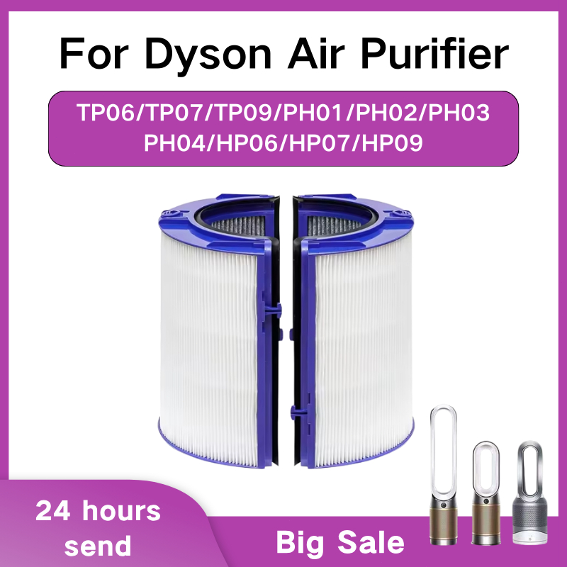 ไส้กรองทดแทนสําหรับ For Dyson TP06 HP06 PH02 PH01 PH03 PH04 HP09 TP09 HP07 TP07 TP10 HP10, H13 ...
