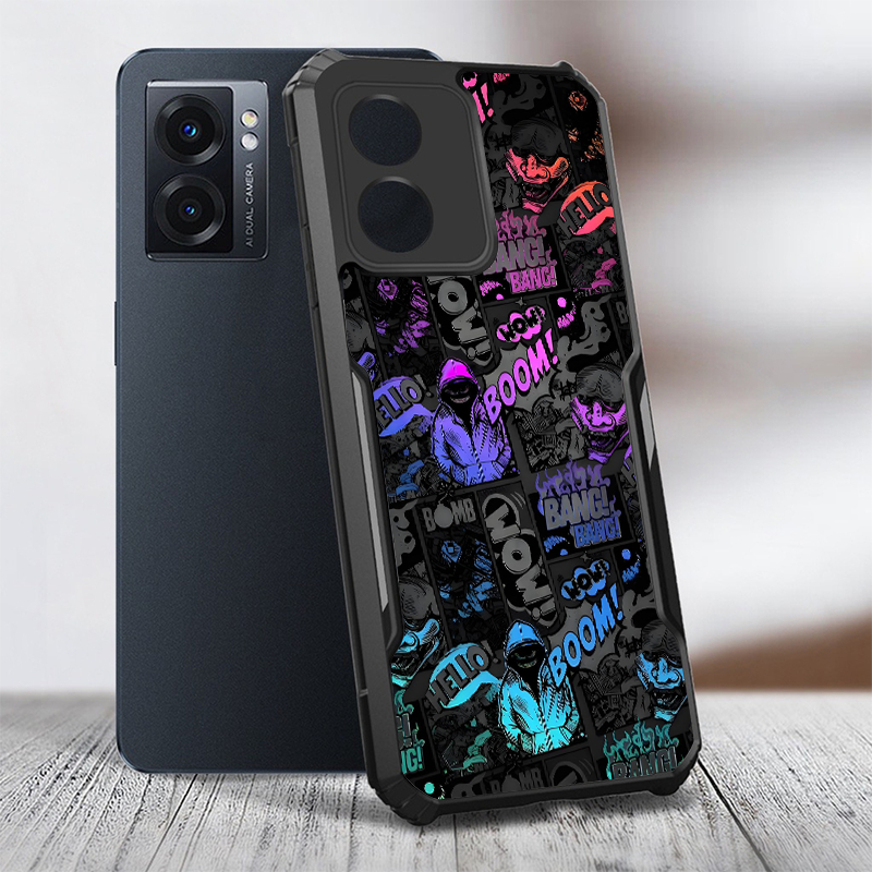 อินเทรนด์ขั้นสูงGraffiti BOOMเคสโทรศัพท์OPPO A5 A5X A98 A96 A95 A94 A93 A91 A79 A78 A76 A74 A60 ...