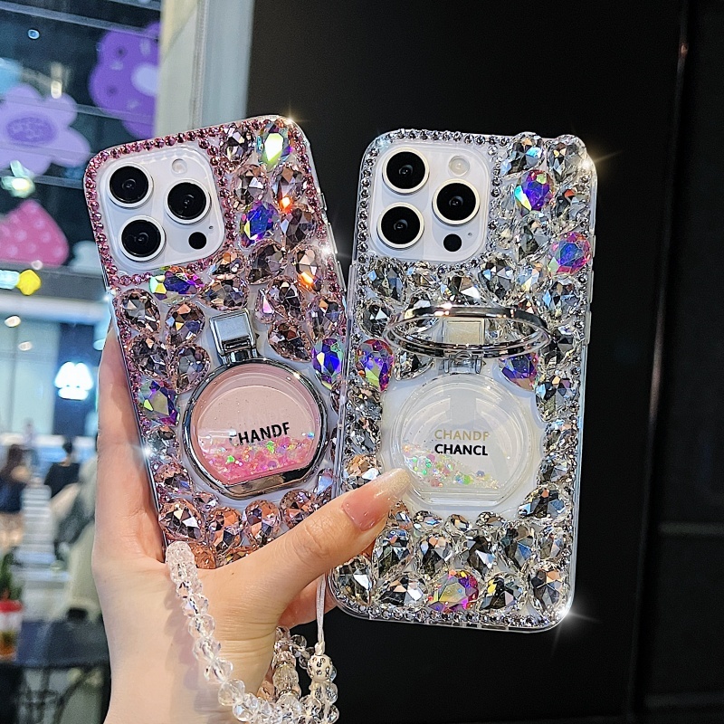 หรูหรา Quicksand ขวดน้ําหอมกรณี Vivo V50 Lite 5G V40 V30 Pro V30e V29 V29e V27 V27e V25 V25e V23 ...