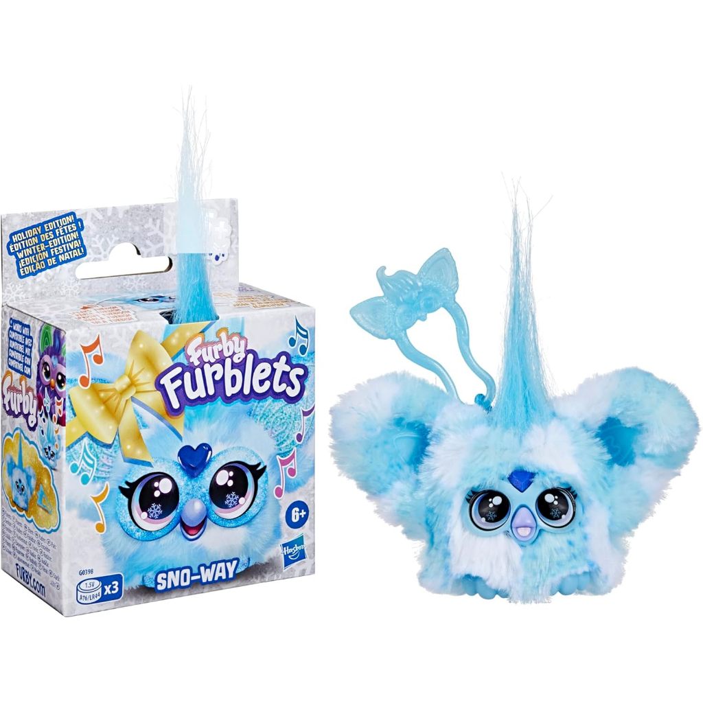 Furby Furblets SNOB-Way Holiday Edition Mini Friend, 45+ Sounds ...