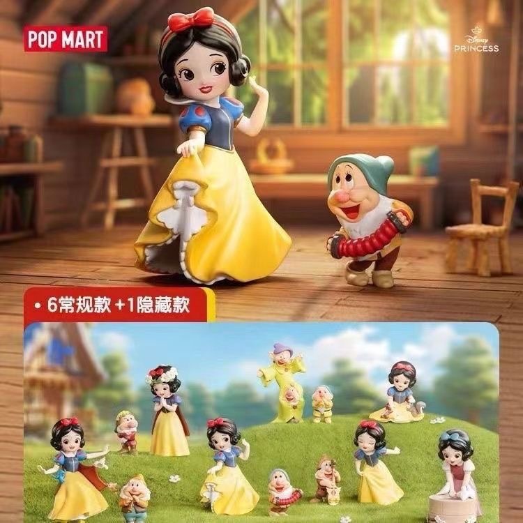 ของแท้ 100% POPMART POPMART Disney Snow White Classic Series Mystery ...