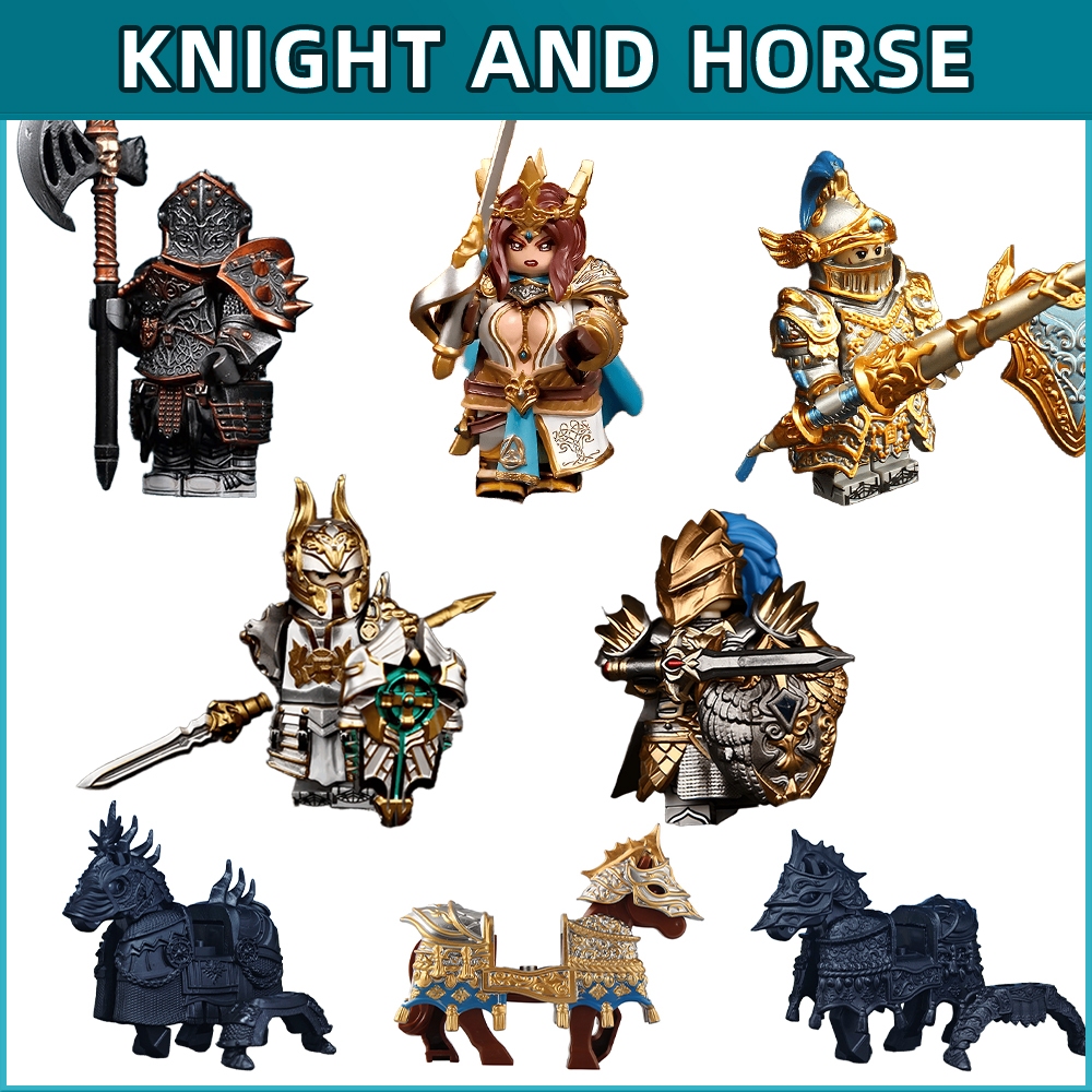 อัศวินโต๊ะกลม Lancelot Kai Arthur Queen Gaheris Horton Warrior Figures ...