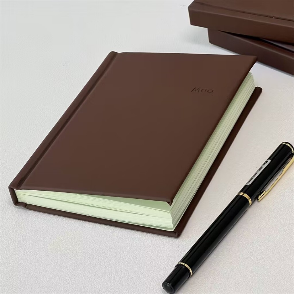 OHAYA | ช็อกโกแลตมิ้นต์ |สมุดบันทึกคู่มือ A6 Hard Shell Diary Schedule ...