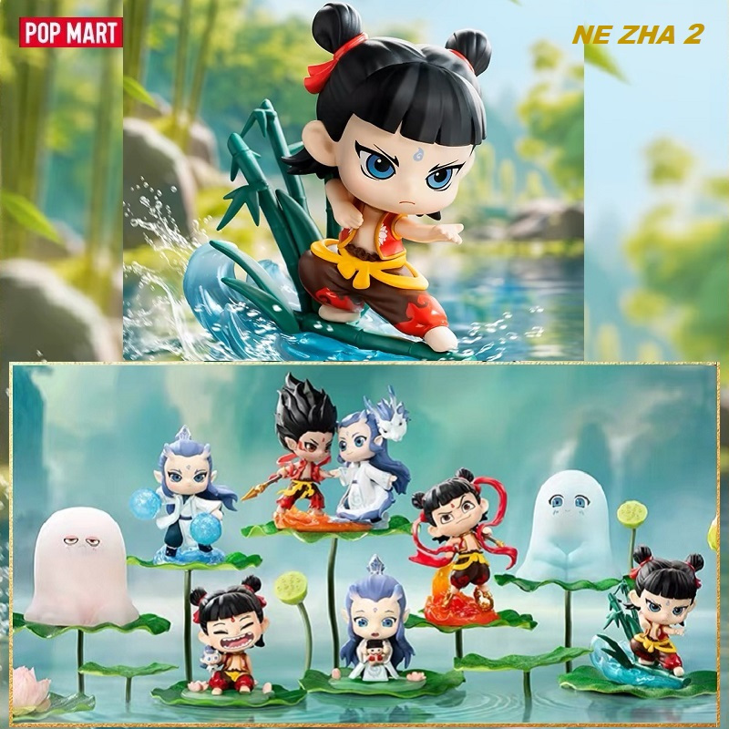 POP MART Nezha และมังกรขาว Aobing Ne Zha 2 Demon Child Roars the Sea ...