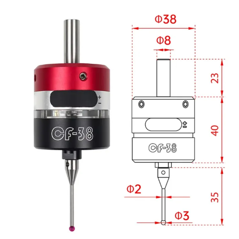 ล่าสุด 3D Edge Finder ศูนย์เครื่องจักรกล Cnc เครื่องมิลลิ่งสามประสาน ...