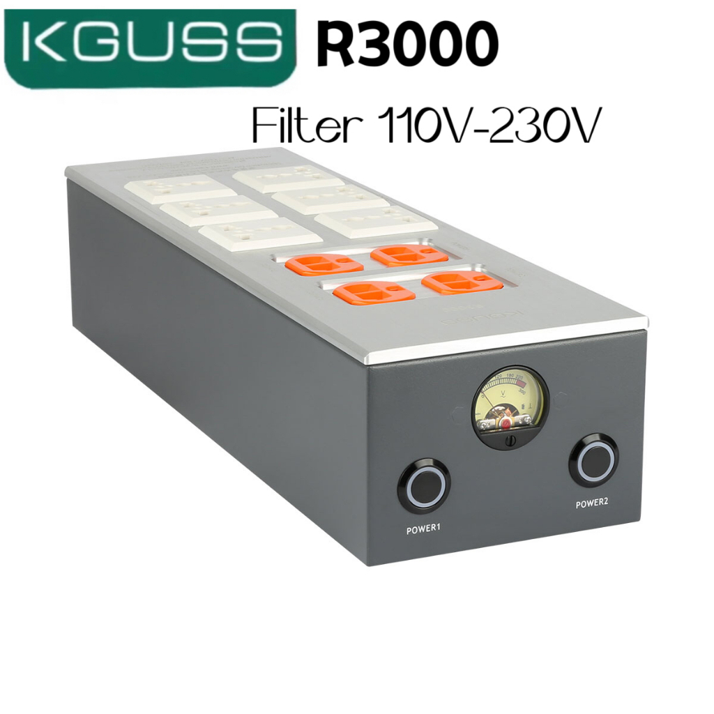 KGUSS R3000 Audio Dedicated Power Filter Lightning Protection Socket ...