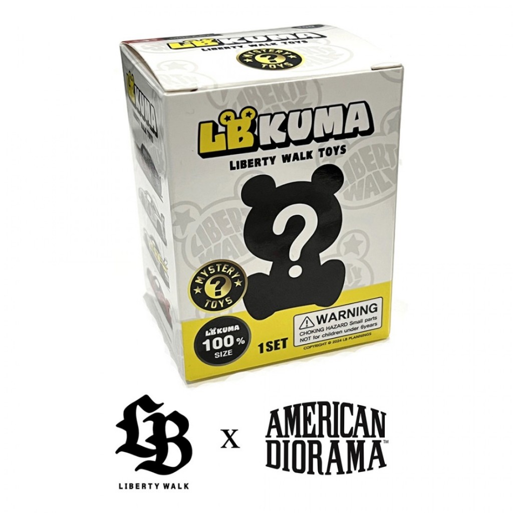 American Diorama AD-LBKuma05 Liberty Walk Kuma 100% Blind Box สไตล์ 7 ...