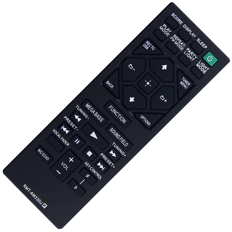รีโมทคอนโทรลใหม่ RMT-AM330U เข้ากันได้กับ Sony Audio MHC-V50 MHC-M20 ...