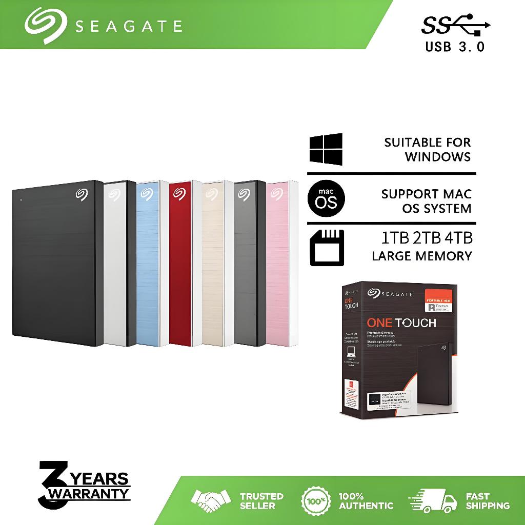 【Essential for storing files】Seagate One Touch 1TB 2.5" USB3.0 4tb/2tb ...