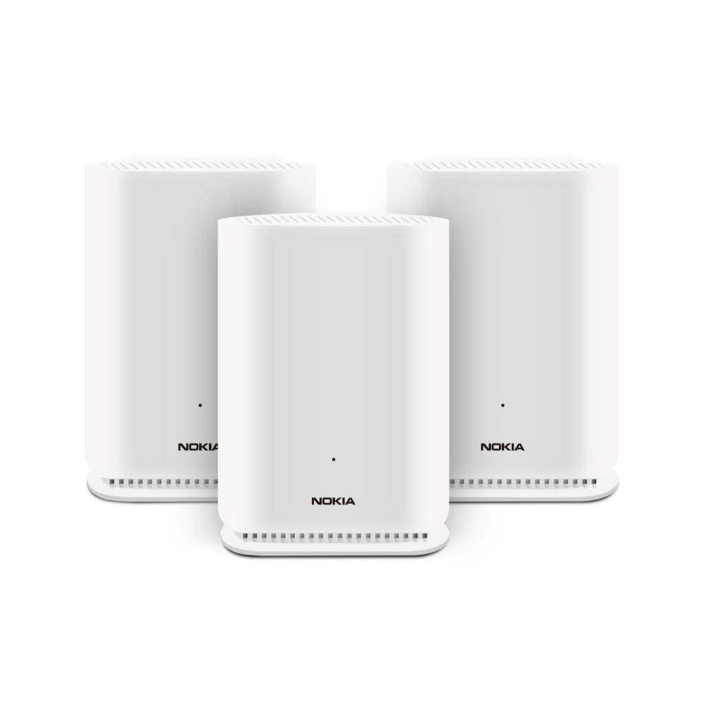เราเตอร์ Nokia Beacon 1 Mesh WiFi 3 แพ็ค | ครอบคลุมทั้งบ้าน | AC1200 ...