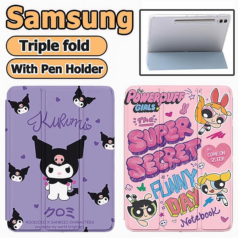 เคสฝาพับ Samsung Galaxy Tab S6lite S7 S8 S9 S10 S7FE S9FE S9FE A8 A9 A9 เคส Samsung Galaxy Tab ...