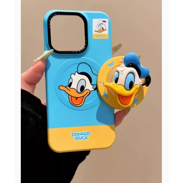 Deluxe Creative Donald Duck Butt ขาตั้งแม่เหล็กสําหรับ IPhone16promax ใหม่ 15promax 14 13 12 สี ...