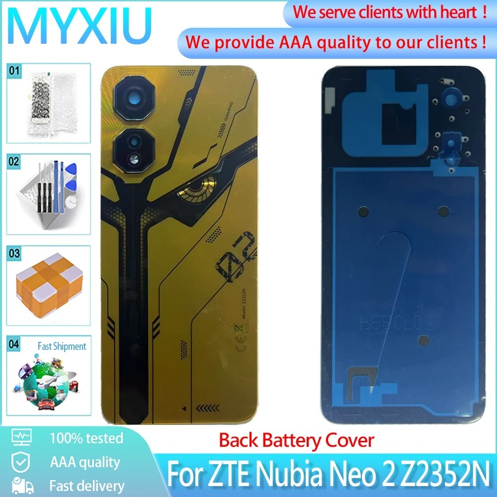 6.72 "Original สําหรับ ZTE Nubia Neo 2 5G Z2352N ฝาหลังแบตเตอรี่ ...