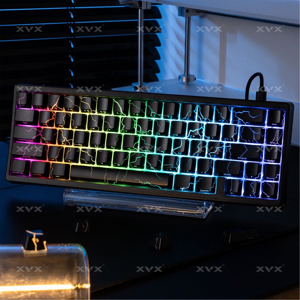 XVX Lightning Version Pattern OEM Profile IMD-Tech Keycap Set-118keys ...