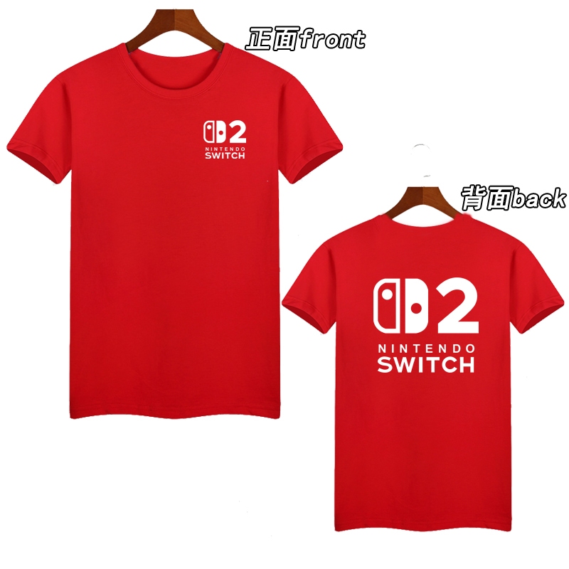 เสื้อยืดเกมเมอร์ NS2 switch 2 เสื้อยืด NS2 เสื้อยืดพนักงาน | Shopee Thailand